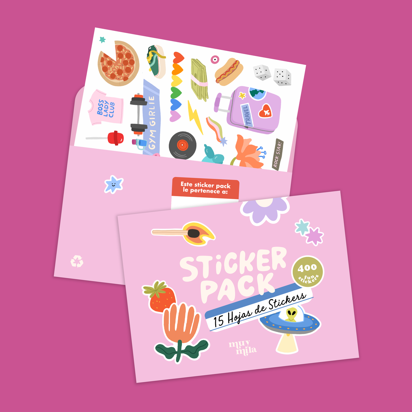 Sticker Pack – Muy Mila